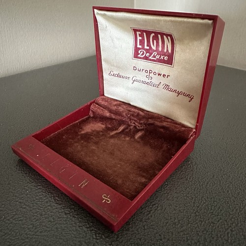 Elgin DeLuxe Durapower Watch Box | eBay
