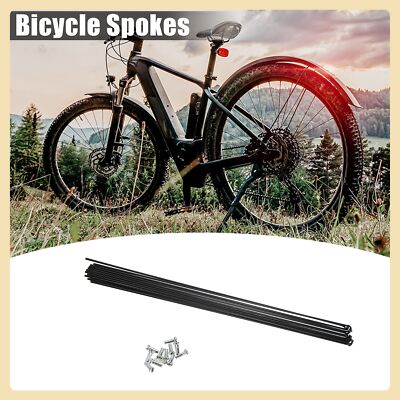 Bicycle Wheel Spoke 1 Set 13G 90mm Length Bicycle Spokes Nipple 45 ...