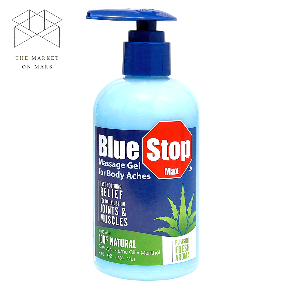 Blue Stop Max Massage Gel for Body Aches - 8oz for sale online | eBay