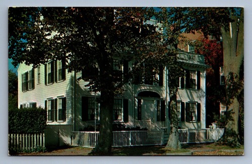 Postcard Vtg Massachusetts Macy Mansion Nantucket Historic | eBay