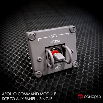 APOLLO COMMAND MODULE SINGLE SWITCH PANEL - SCE TO AUX REPLICA ...