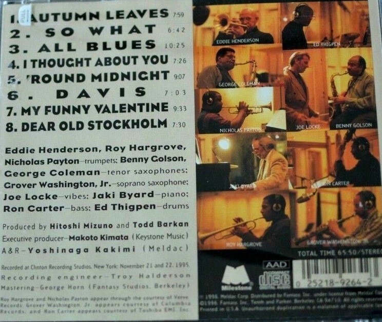 Various - Dream Session: The All-Stars Play Miles Davis Classics CD ...