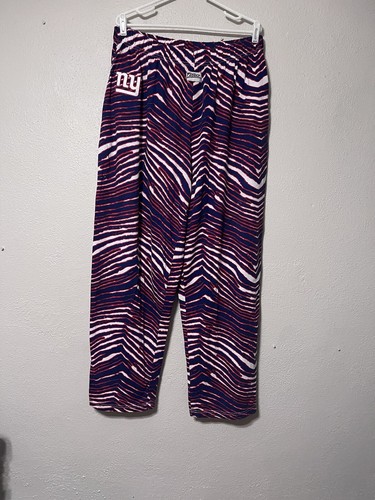 Vintage Zubaz Pants - New York Giants Colors Blue Red White Zebra NFL 2XL XXL | eBay