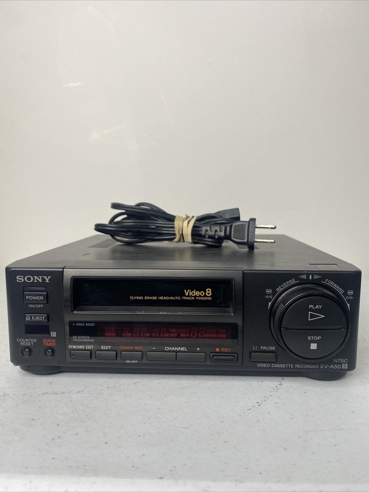 Sony Video Cassette Recorder EV-A50 Video 8 VCR VHS PARTS/REPAIR ONLY ...