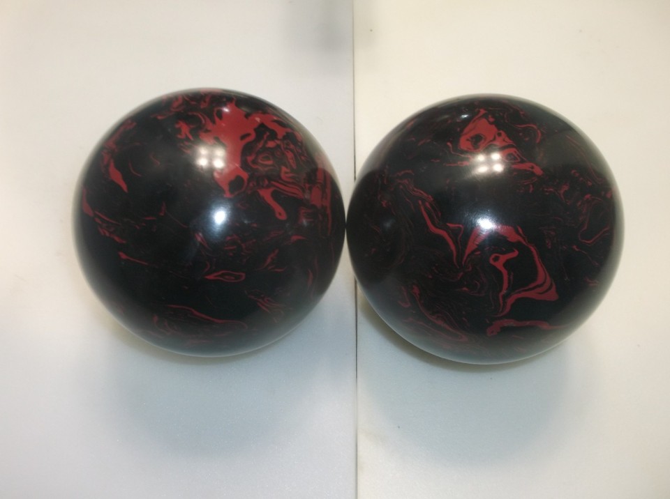 Duckpin Balls/REFINISHED/Manhattan Rubber/5"/3lbs 6.65oz/Mint Condition ...