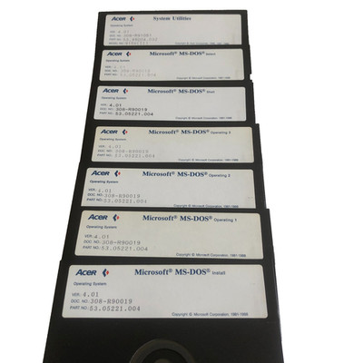CHEAP RARE VINTAGE MS-DOS 4.01 – 5.25" Floppy disks | eBay Australia