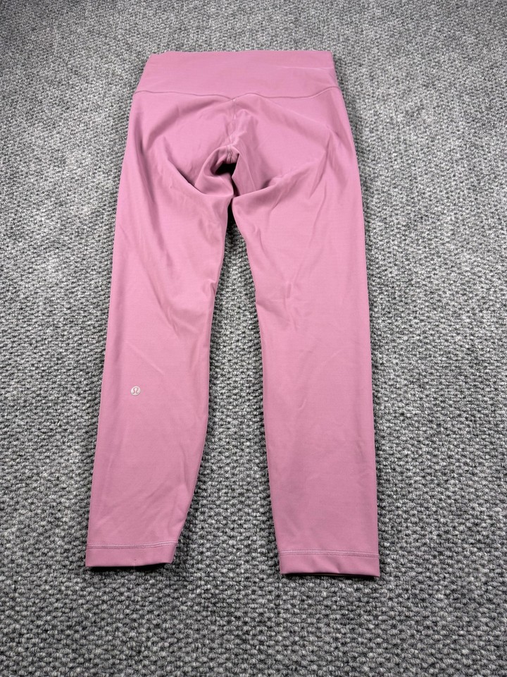 Lululemon Pants Womens 10 Pink Align HR Pant 25 High Rise Yoga Leggings ...
