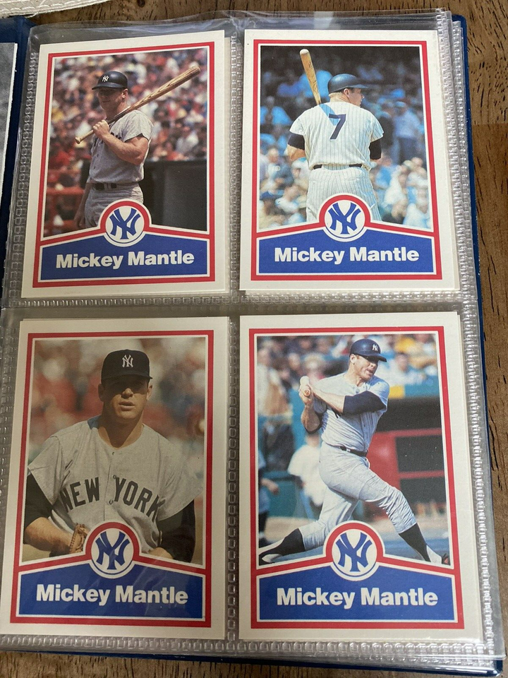 1989 Mickey Mantle Baseball Card Kit 20 Card Set with Talking Baseball ...
