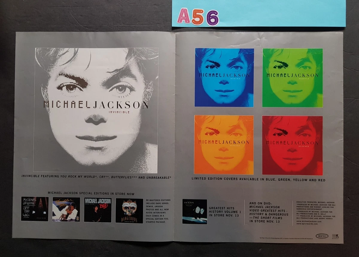 Invincible Michael Jackson Album Cover