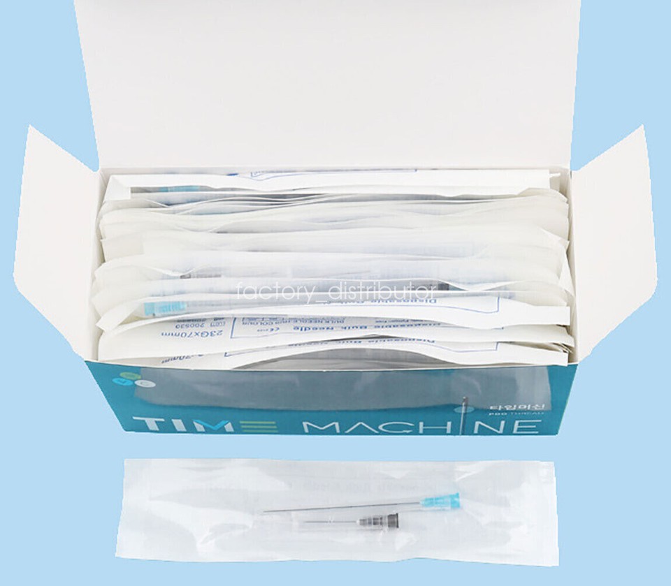 5/10/20/50pcs Micro Cannula with Puncture, Blunt Tip for Fillers, FDA ...