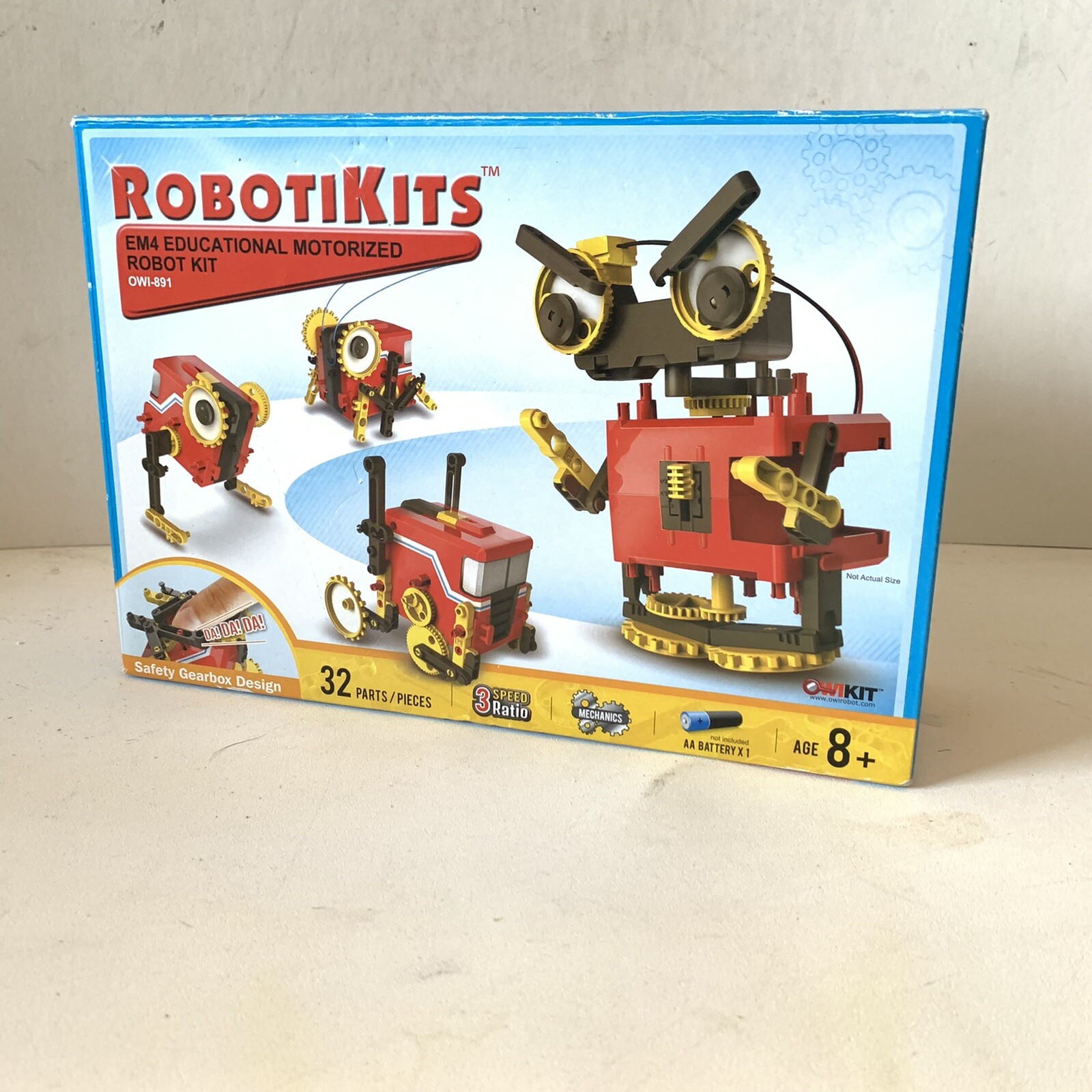 ROBOTIKITS EM4 EDUCATIONAL MOTORIZED ROBOT KIT New Sealed
