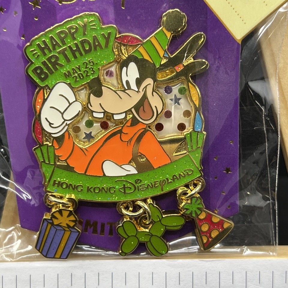 Disney pins HKDL Hong Kong Disneyland Goofy Happy Birthdays May 2023 ...