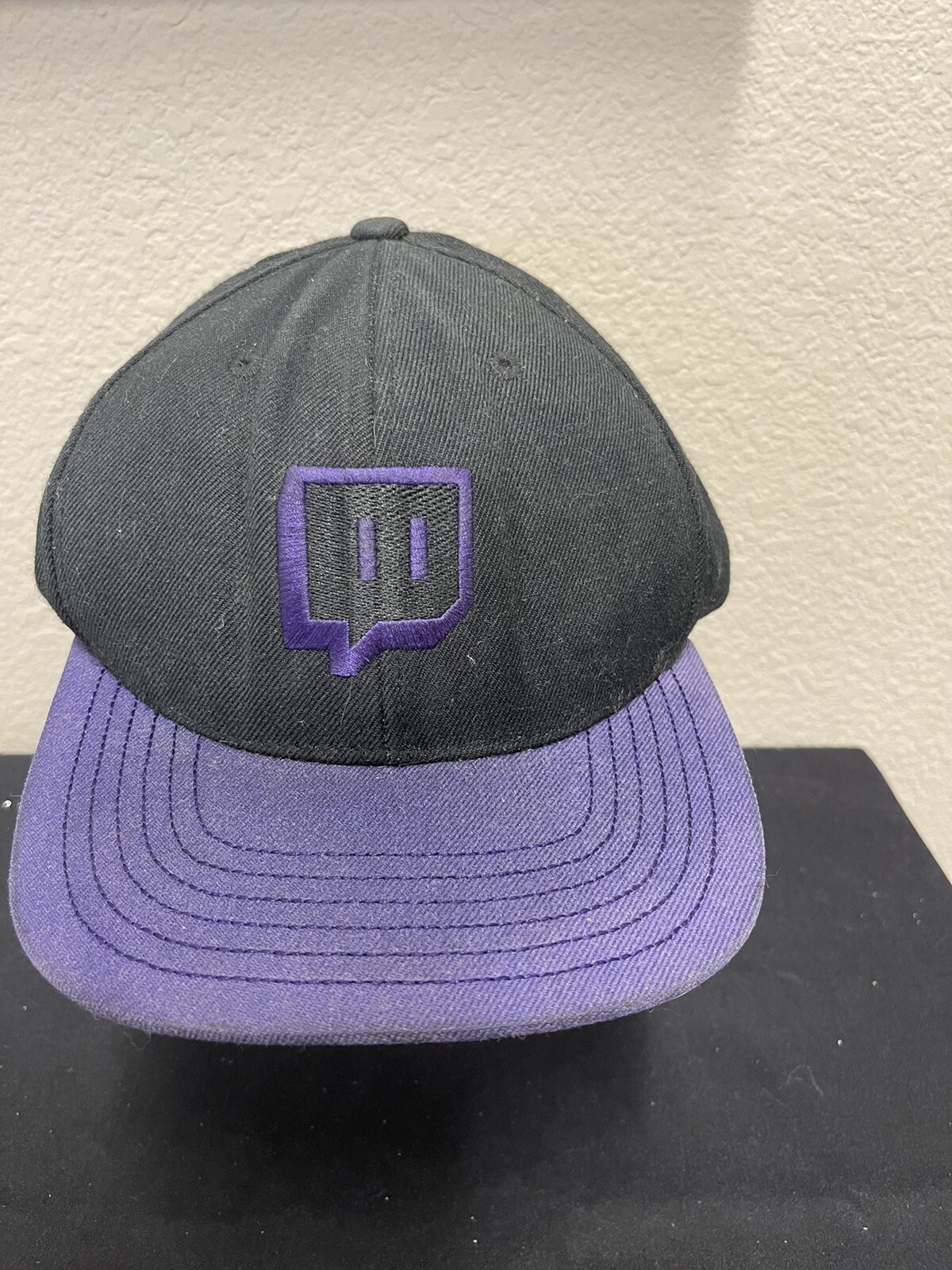 Twitch Glitch Official Logo Snapback Hat with Emotes … - Gem