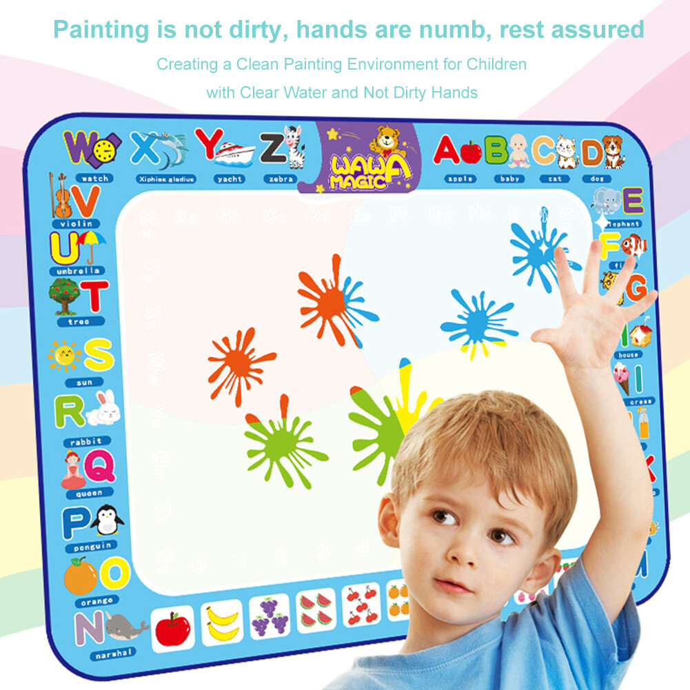 Big Drawing Doodle Mat Reusable Aquapaint Mat Erasable Drawing Mat for ...