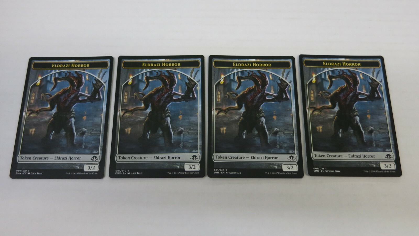 12x ELDRAZI HORROR TOKEN ELDRITCH MOON MAGIC THE GATHERING MTG UNPLAYED ...