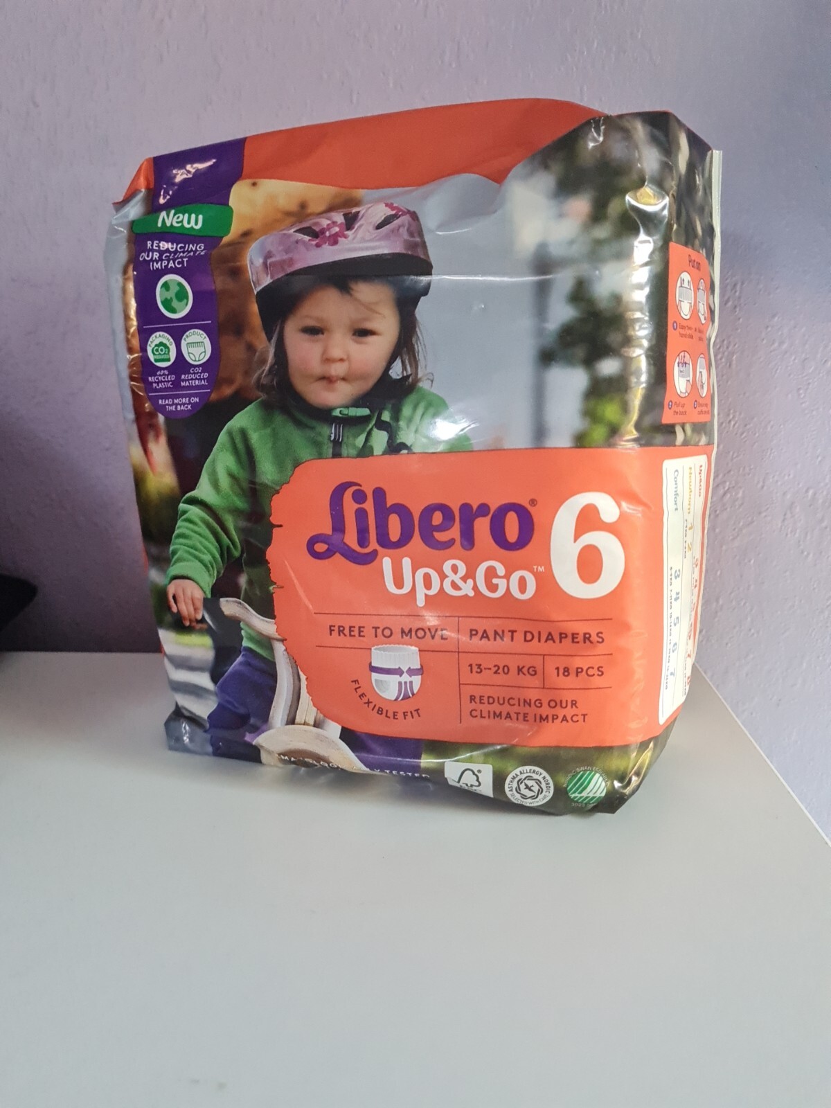 Libero UP&GO 6 Pull-Up Baby Nappies - 13-20kg - 1 Pack of 18 for sale ...