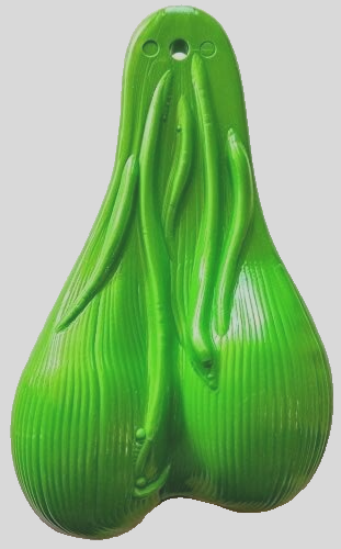 Truck Nuts Bumper Ballz Bull Nuts Our Testicles 8" inch Tall Green-Hot ...