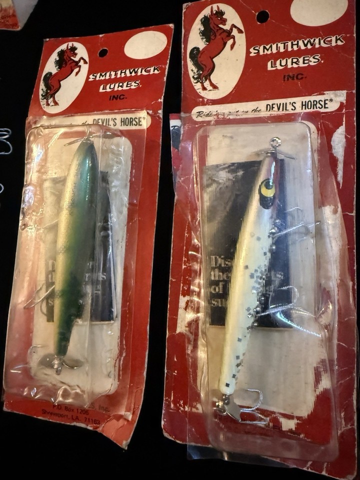 Vintage Smithwick Devils Horse Wood Fishing Lure | eBay