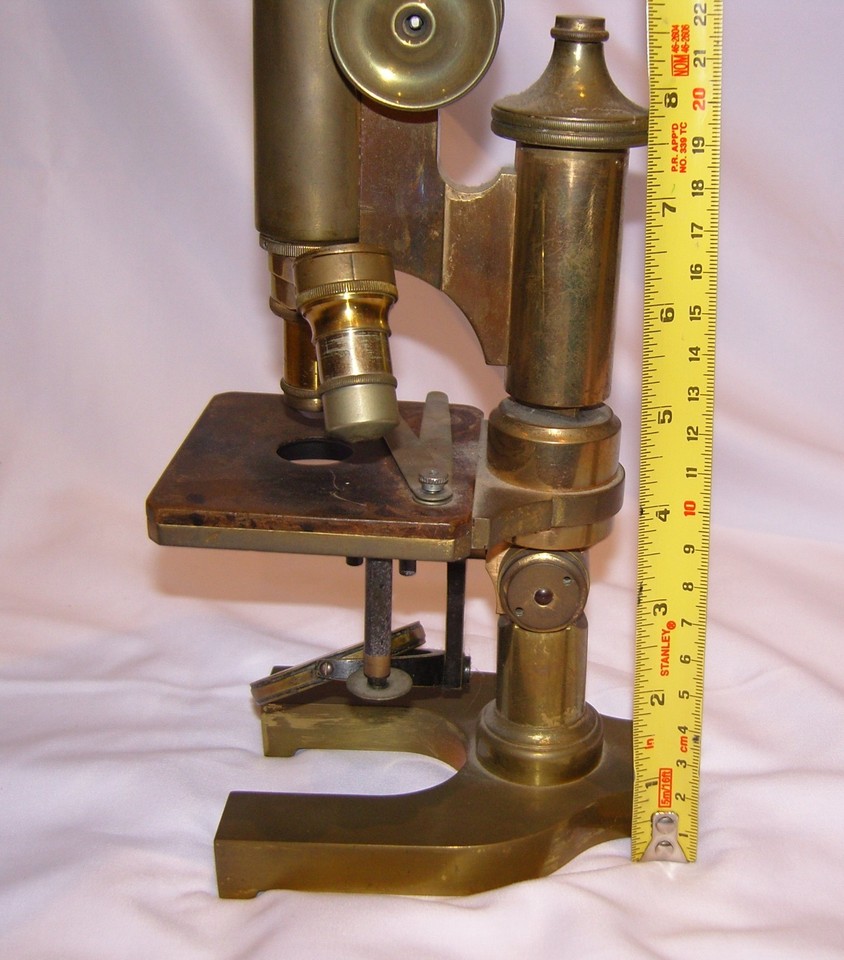 Antique Ernst Leitz Wetzlar Brass Microscope 65314 | eBay