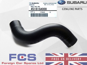 NEW GENUINE 02-07 SUBARU FORESTER UPPER RADIATOR HOSE 45161SA000 ...