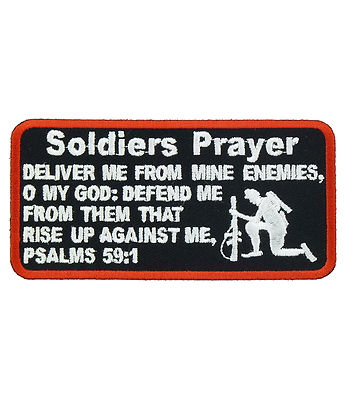 A Soldiers Prayer Patch, Military Sayings Patches | eBay