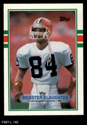 1989 Topps #140 Webster Slaughter Browns-FB San Diego St 8 - NM/MT | eBay