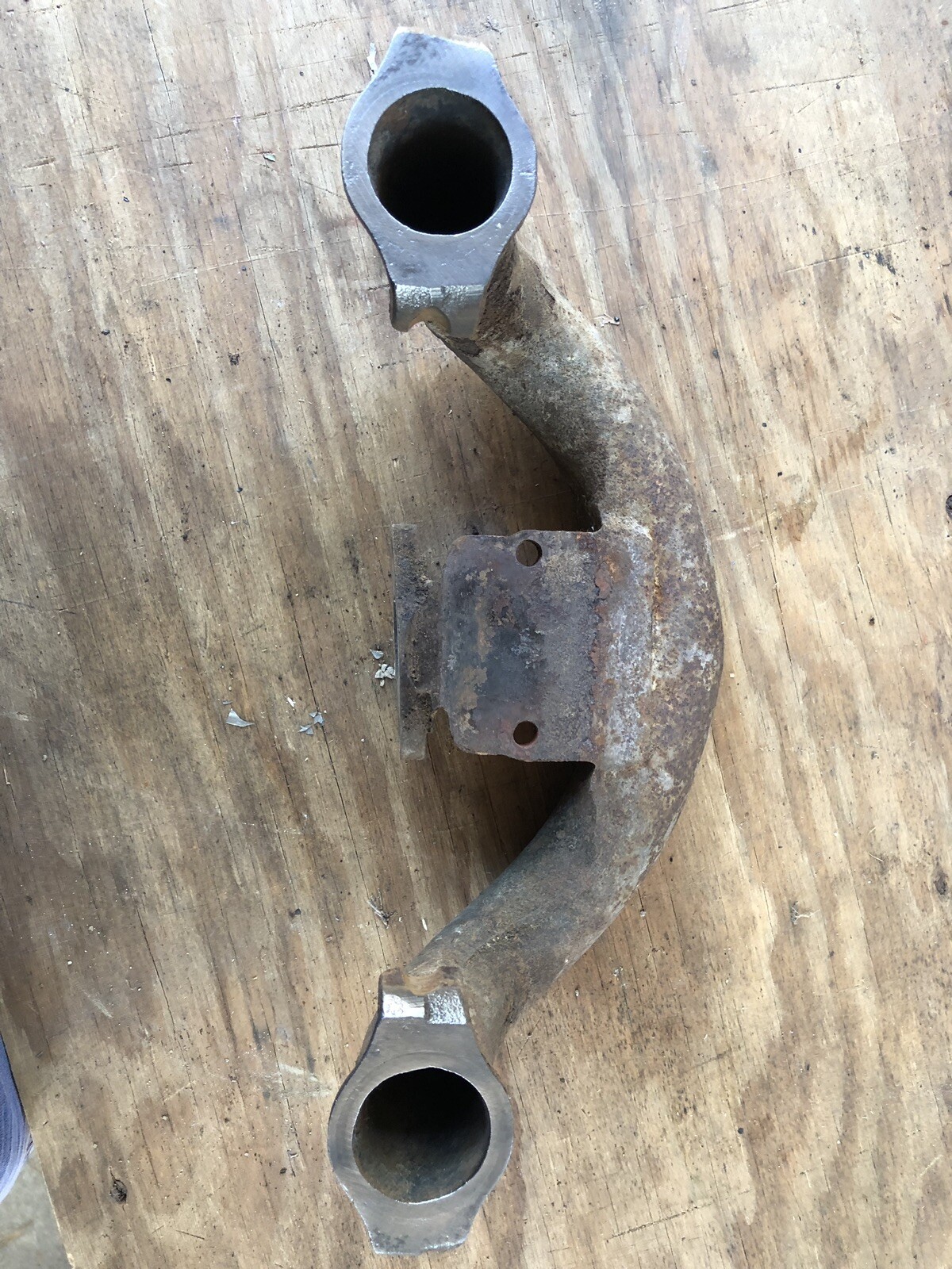 1928 1929 Model A Ford Intake Manifold Exhaust Engine Motor Muffler ...