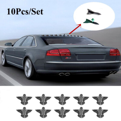 10PCS For Universal Car Roof Spoiler Bumper Shark Fin Diffuser Vortex ...