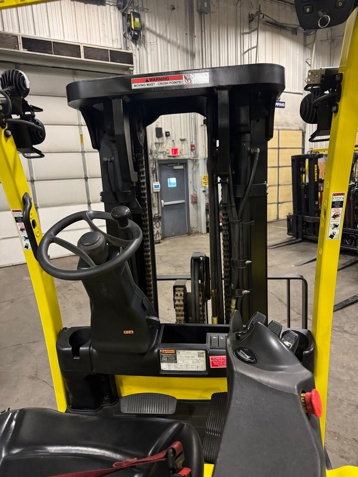 2021 Hyster E80XN 8000 LB 3 Stage Mast Electric Cushion Forklift 740 ...