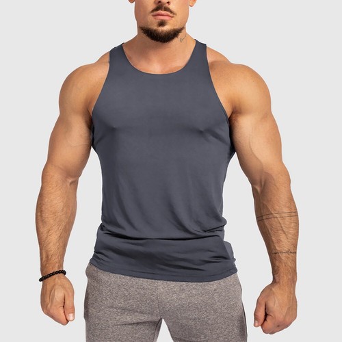 Mens Compression Vest Gym Quick Slim Sports Dry Sleeveless T-Shirt Tank ...
