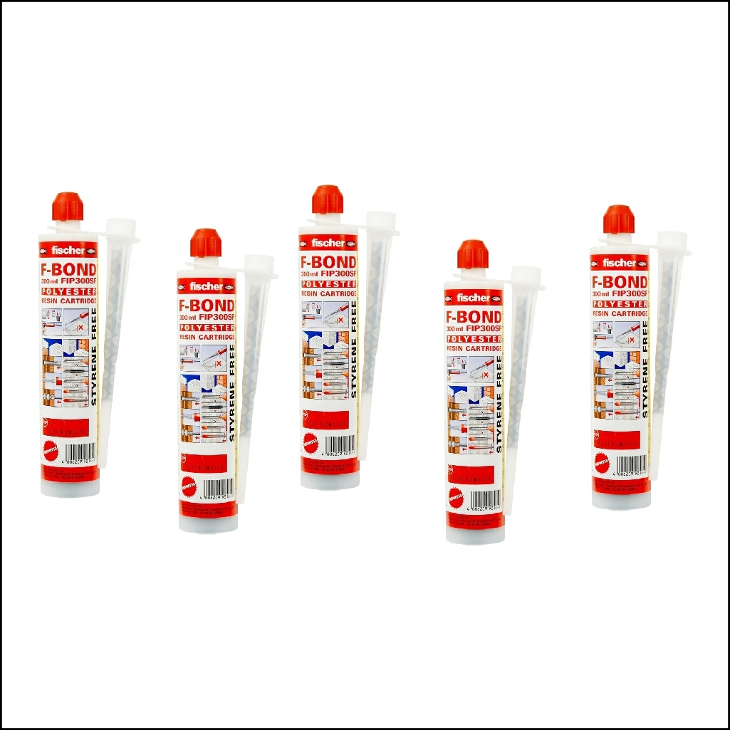 Helical Bar & Resin Crack Stitching Repair Kit (8m of 6mm bar & 8 tubes ...