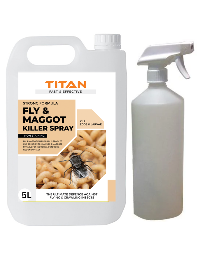 Powerful Fly & Maggot Killer Wheelie Bin Spray Long Lasting Bin Fast ...
