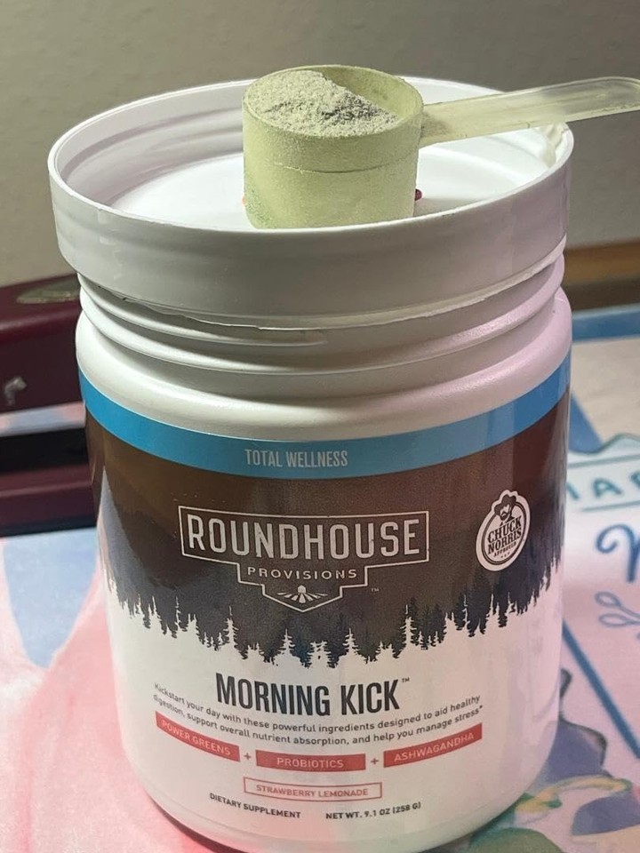 Morning Kick Greens Superfood Powder Supplement with Ashwagandha | eBay