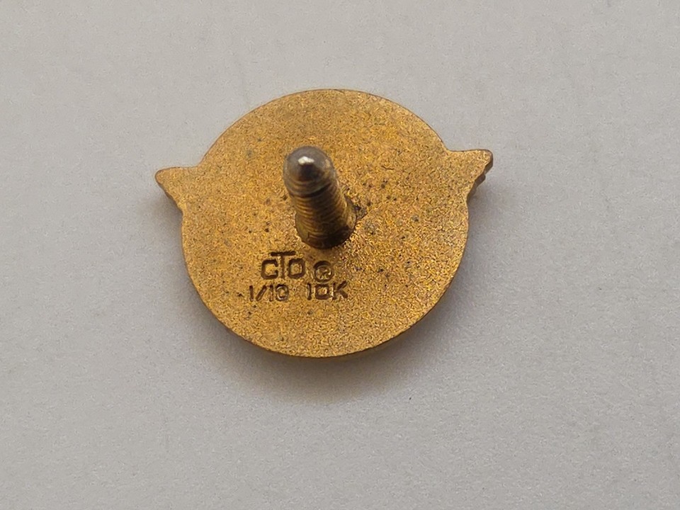 Lot of 3 Boeing 10k Gold Filled 5 & 25 Employee Year of Service Pins ...