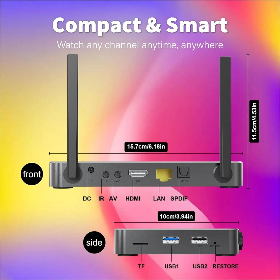 Wonderful 18 App BOX SUPERBOX S6 ULTRA TV Media Player Fully Setup Plug ...