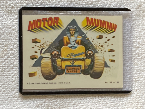 1980 Topps Weird Wheels #36 Motor Mummy Card Ex+-NM | eBay