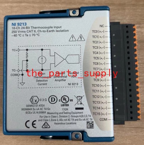 Used National Instruments NI 9213 NI-9213 Thermocouple Input 16-Ch 24 ...