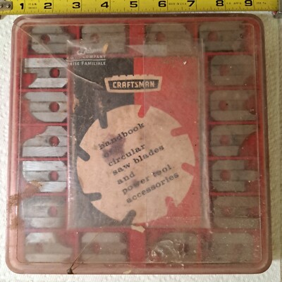 Vintage Sears Craftsman Molding Head Set No. 9-32003 Table Saw With 18 ...