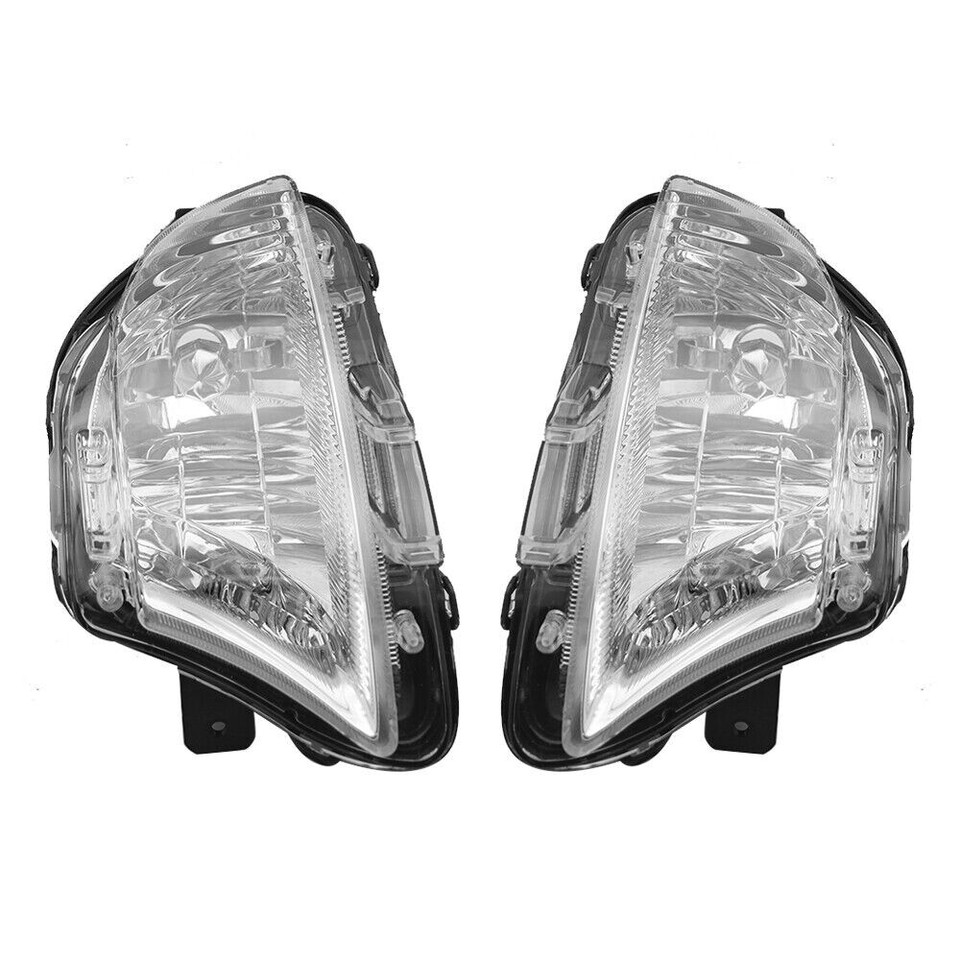 Left+Right Clear Front Bumper Fog Light Lamp for Lexus LS460 2007 2008 ...