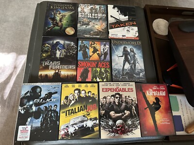 10 DVD ACTION LOT TRANSFORMERS TAKEN EXPENDABLES UNDERWORLD GI JOE ...