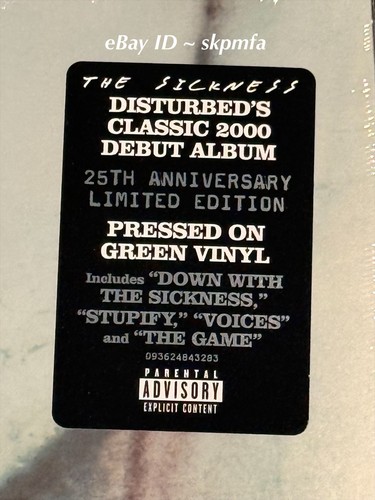 DISTURBED Vinyl The Sickness Green Limited 💯 OFFICIAL MERCH 25th ...