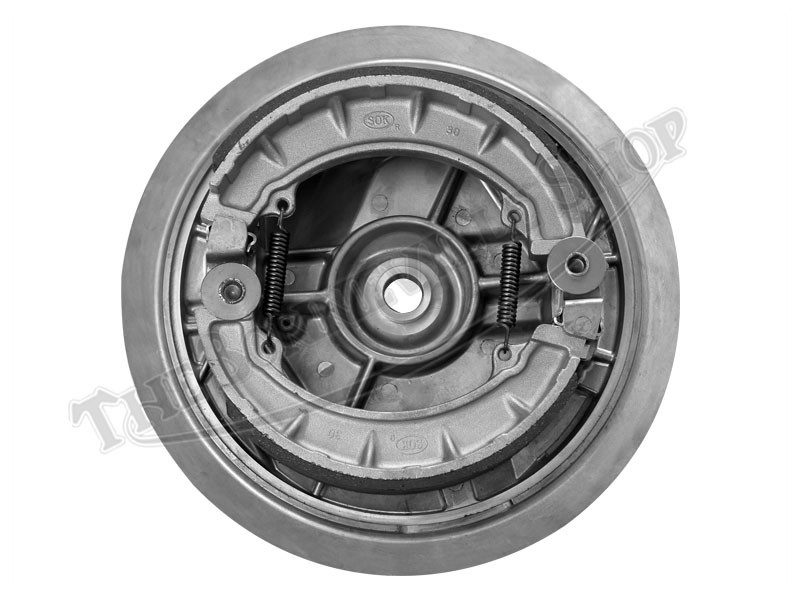 Triumph BSA 650 750 8" TLS Front Brake Plate Assembly with Stainless ...