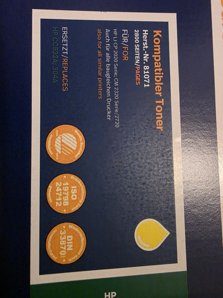 HP Laser Toner LJ CP 2020 bzw. CM 2320/2720 | eBay.de