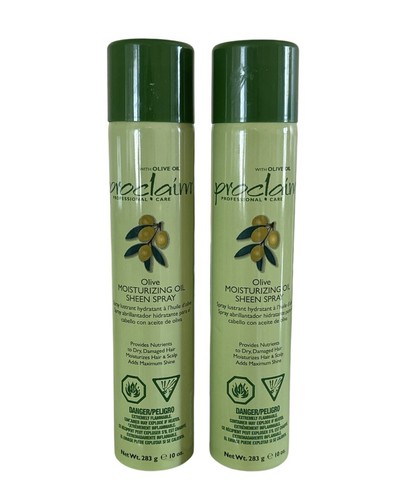 Proclaim Olive Moisturizing Oil Sheen Spray 10 Oz Each New - 2 Pack | eBay