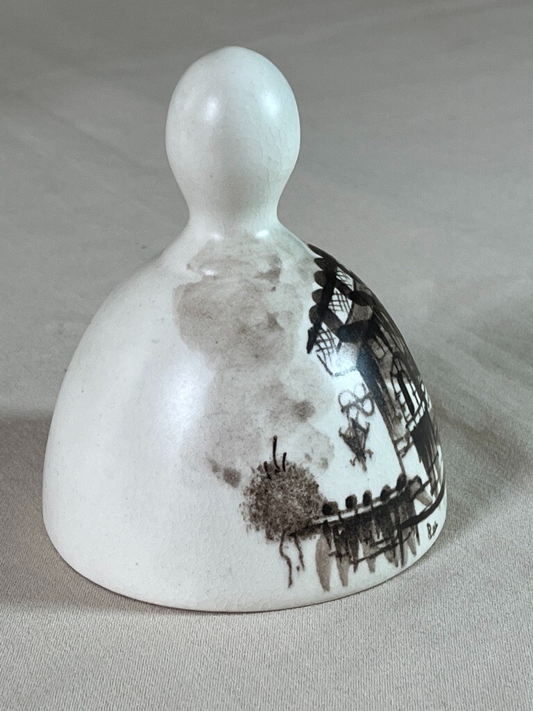 Vintage Small CERAMIC BELL - Hand Painted - Artist Signed | eBay