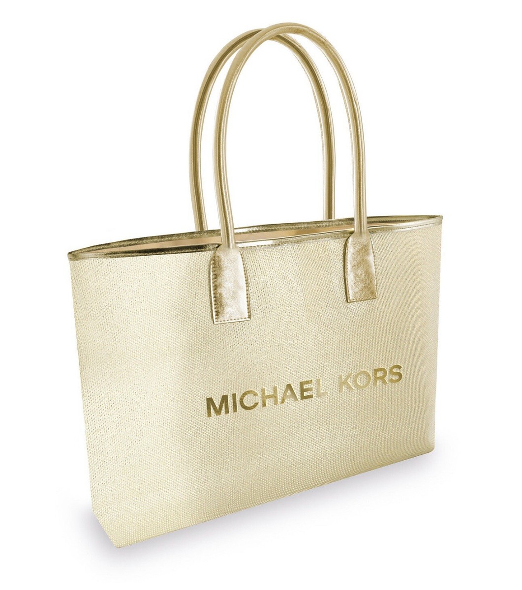 NEW NWT WOMEN'S MICHAEL KORS GOLD INSTITUTIONAL TOTE BAG NEW NWT WOMEN'S MICHAEL KORS GOLD INSTITUTIONAL TOTE BAG