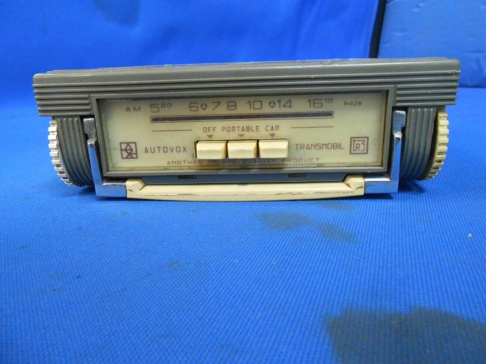Vintage Autovox Transmobil 3 TR3 Radio Part Inland AM portable 1960's ...
