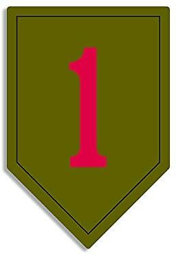 3x4 inch 1st Infantry Division Logo Sticker (SSI first vinyl decal) US ...