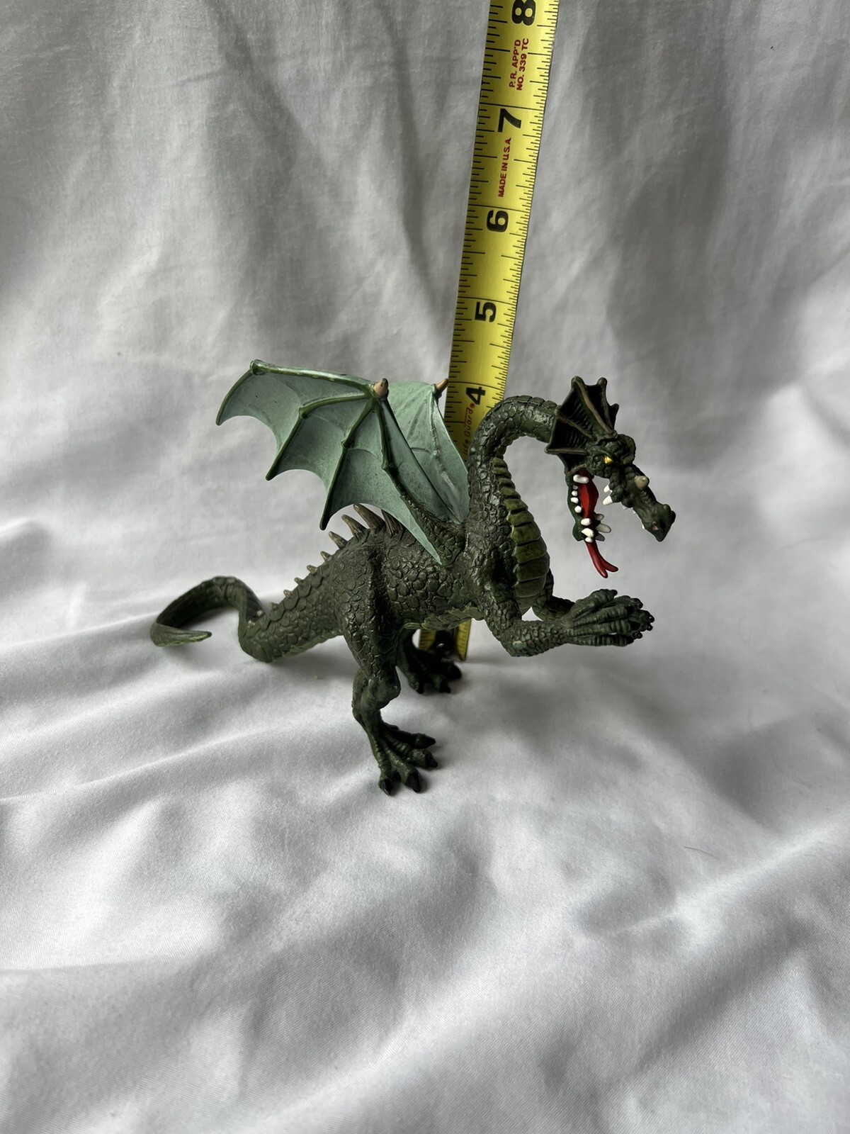 Plastoy Medieval Battlefield GREEN DRAGON Figure Figurine Safari Ltd | eBay