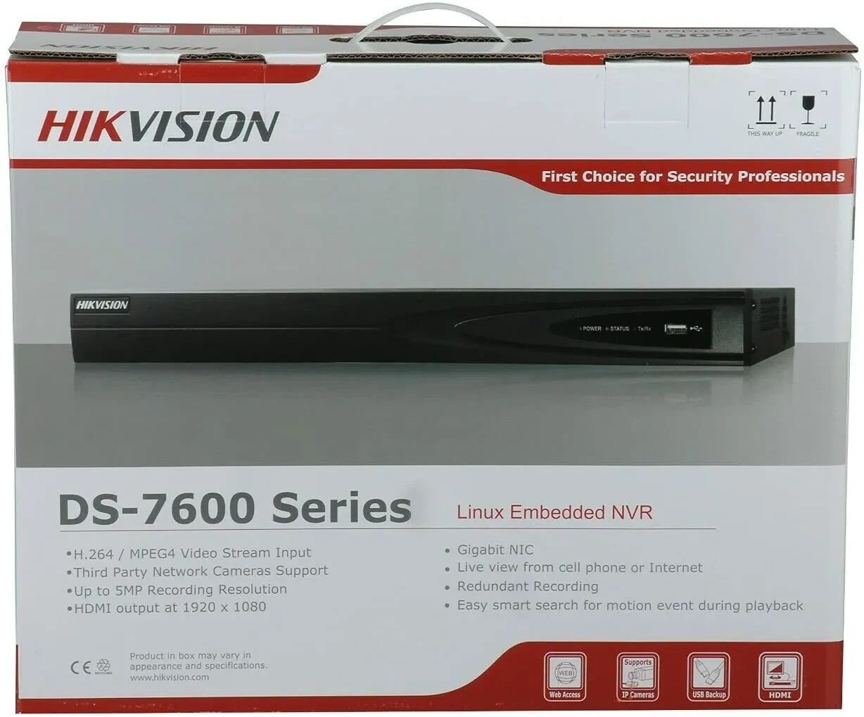 Hikvision 8-Channel 16P PoE NVR for Security Camera Network Video ...
